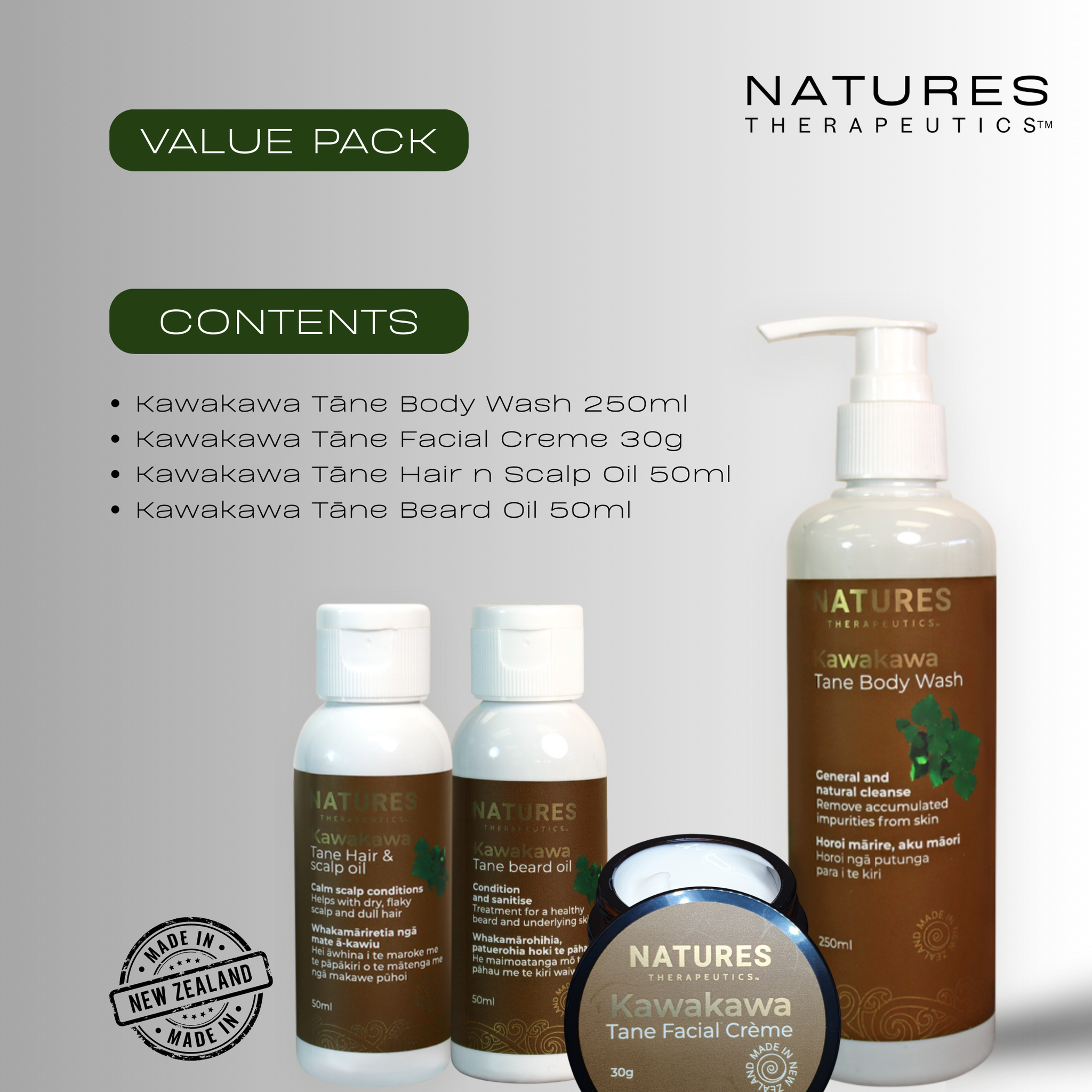 tane kawakawa ultimate value pack– Natures Therapeutics